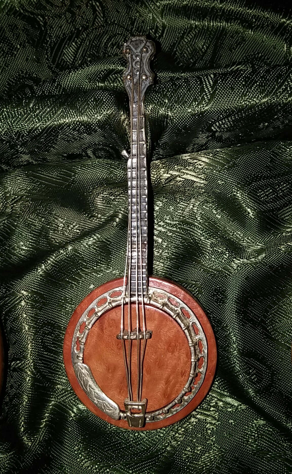 Amorelli Hand Made in Italy Burlwood Veneer? Box with 5 miniature ...