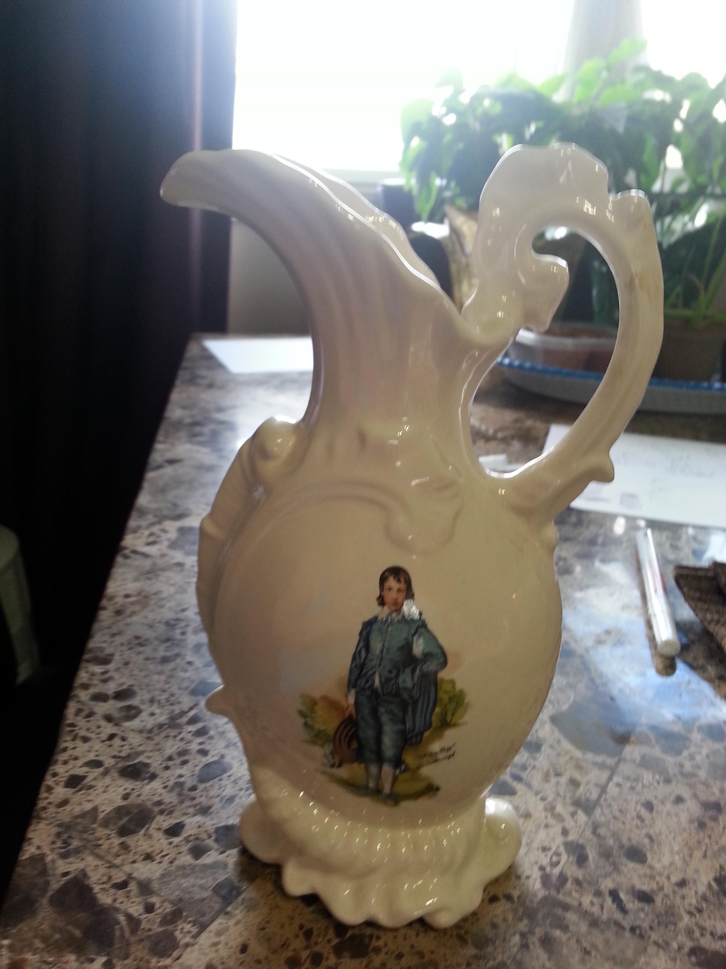 Blue boy and Pinky Pitcher | InstAppraisal