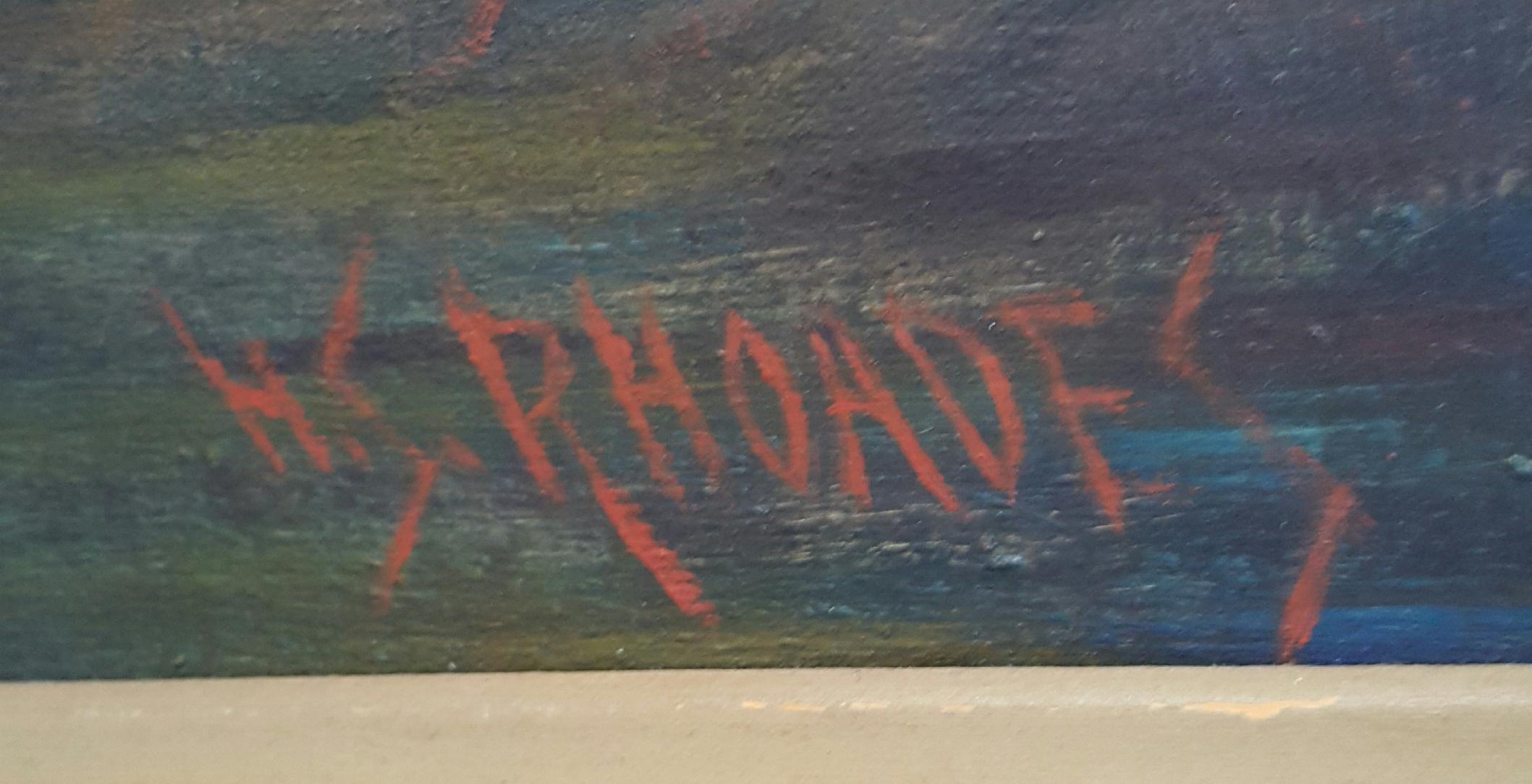 HS rhoades large Moorish warrior oil painting | InstAppraisal