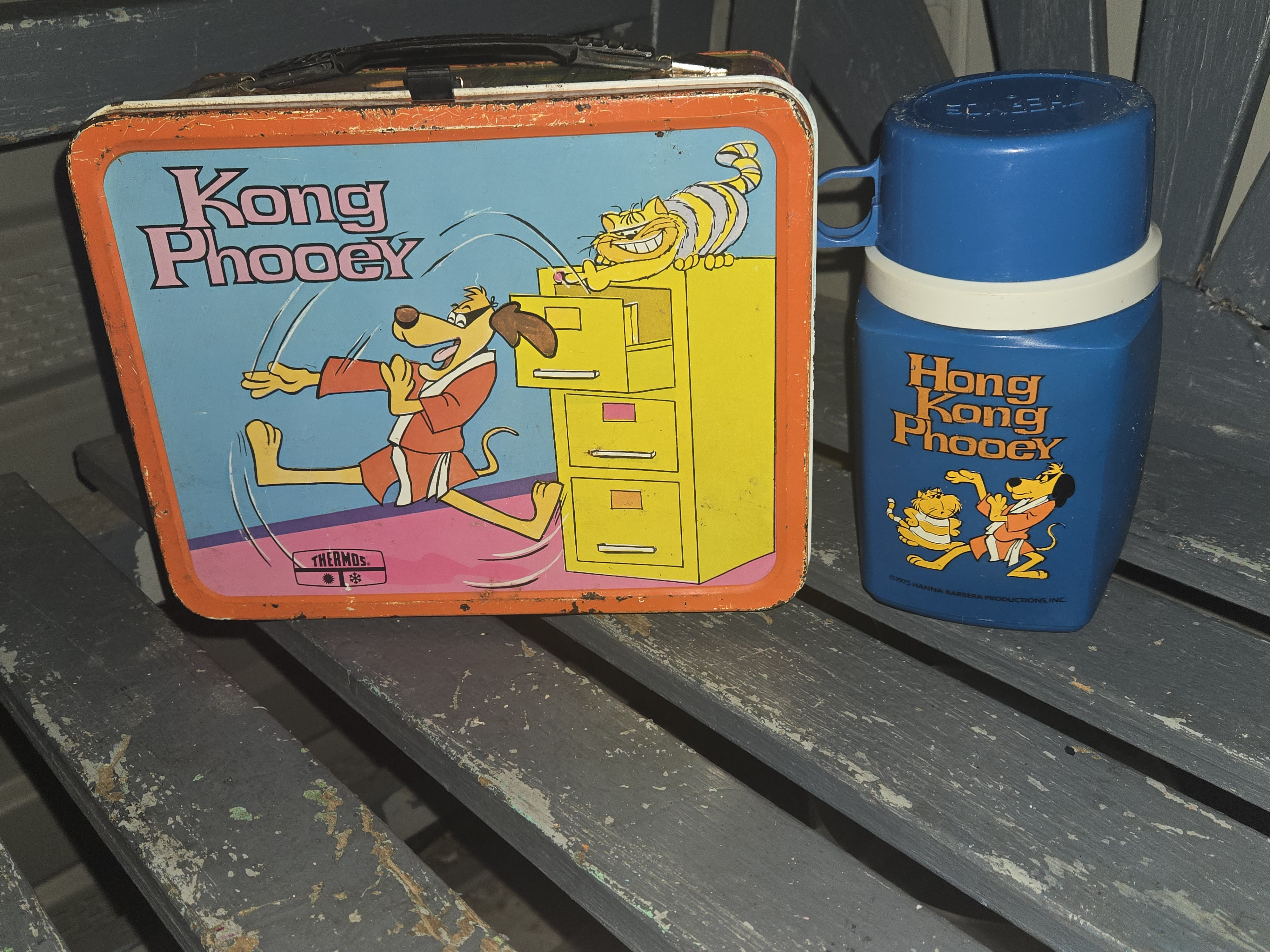 Vintage kong phooey metal lunch box with thermos Value & Appraisal ($80 ...