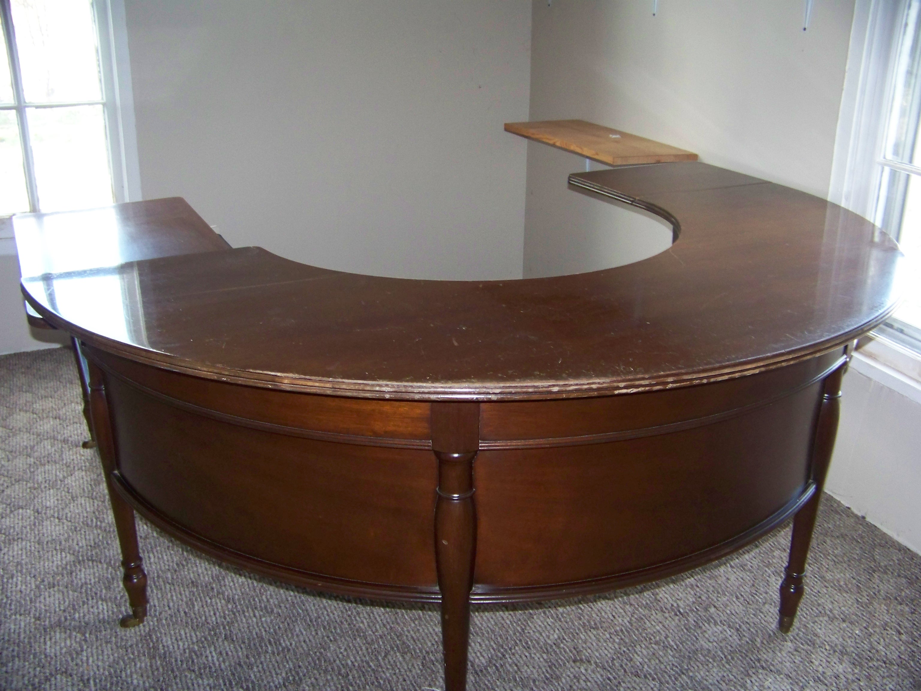 Antique Vintage Reception Desk at Cecil Powell blog