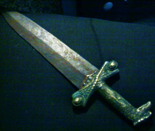 Very Old South American Dagger-Steel Blade Solid Brass Bird Head (God ...