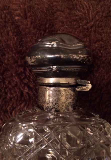 German Antique Silver & Cut Glass Flask | InstAppraisal