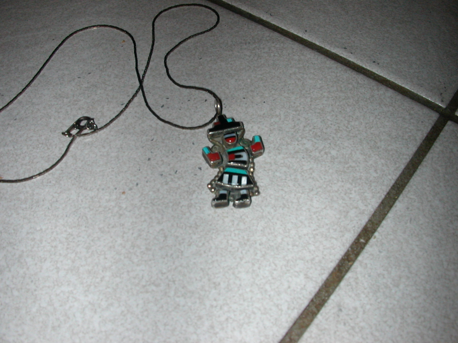 Zuni Kachina Dancer Sterling Ring Signed G B Na... Value & Appraisal ...