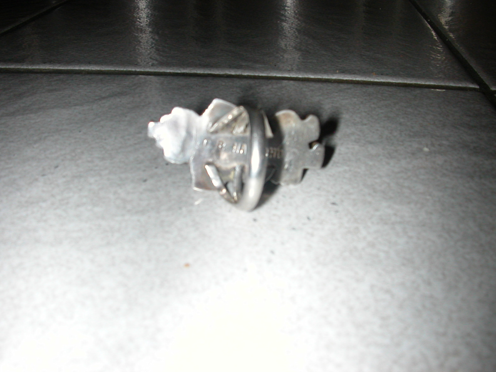 Zuni Kachina Dancer Sterling Ring Signed G B Na... Value & Appraisal ...