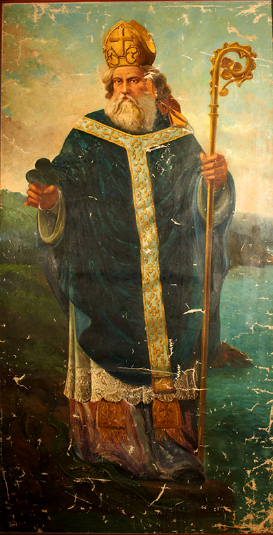 Saint Patrick Oil Painting by Honate 3' x 6' | InstAppraisal