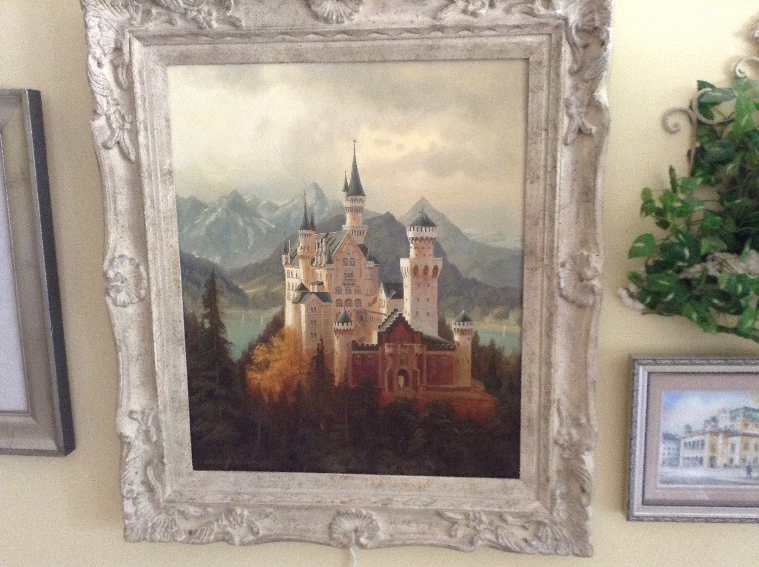 Sam Berger painting of Neuschwanstein Castle | InstAppraisal