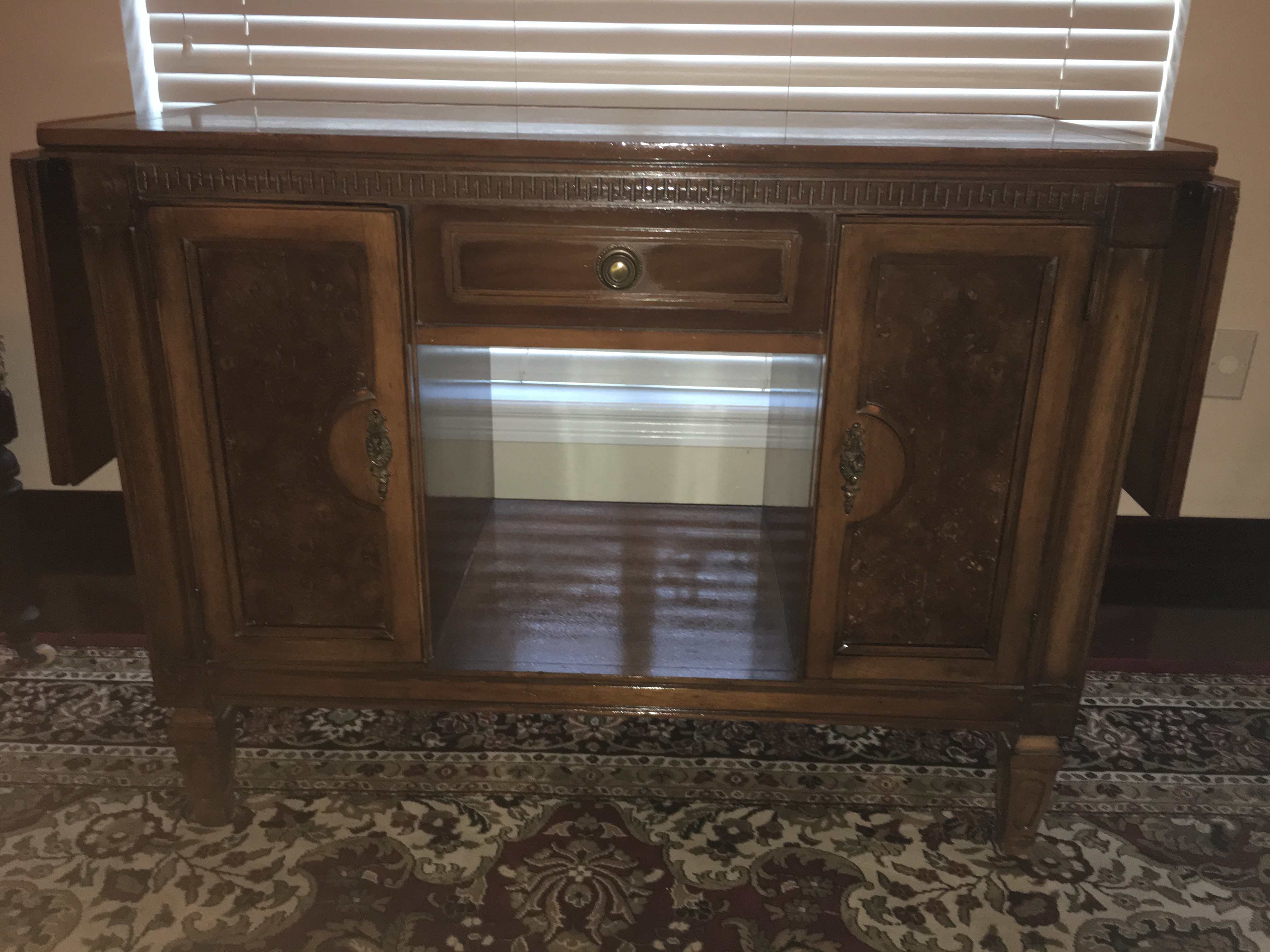 Antique buffet with drop leaf sides | InstAppraisal