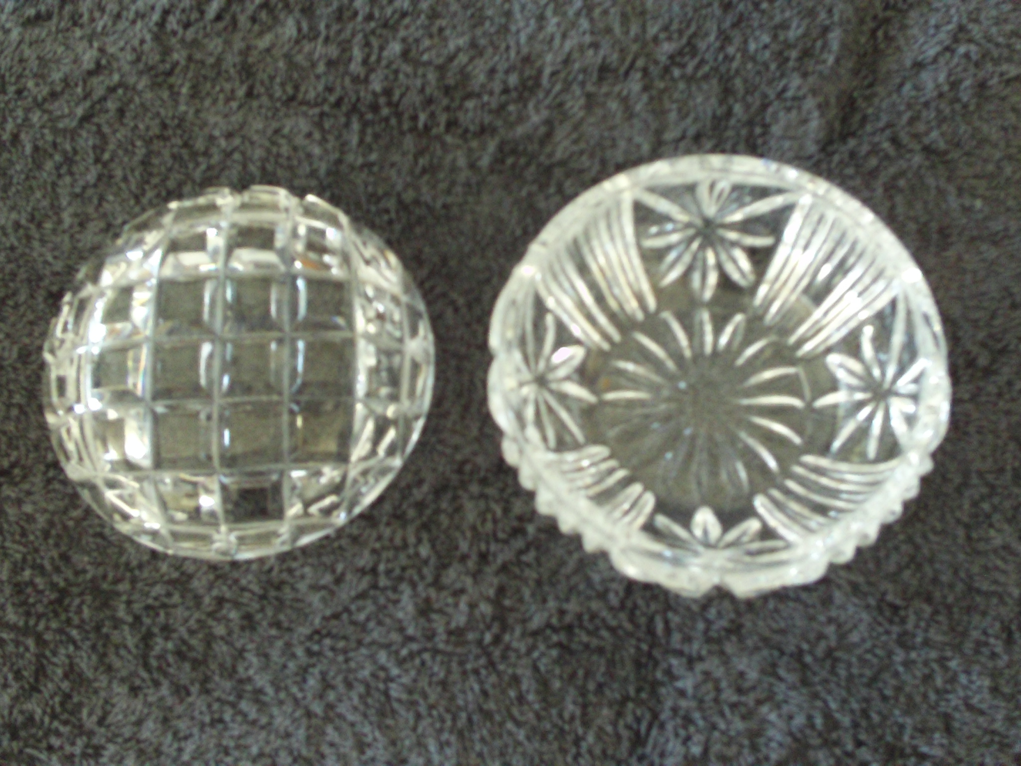 glass/crystal round trinket box with lid Value & Appraisal | InstAppraisal