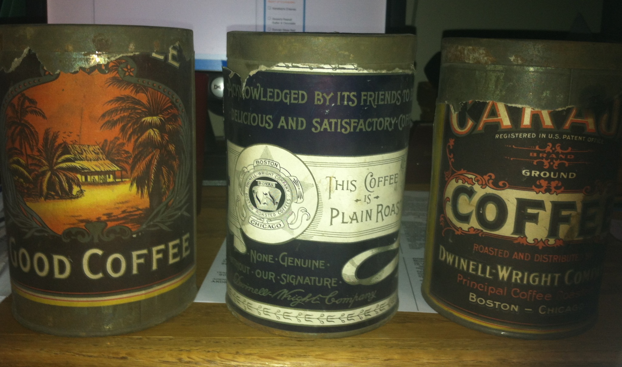 Dwinell-Wright Antique Coffee Cans - InstAppraisal