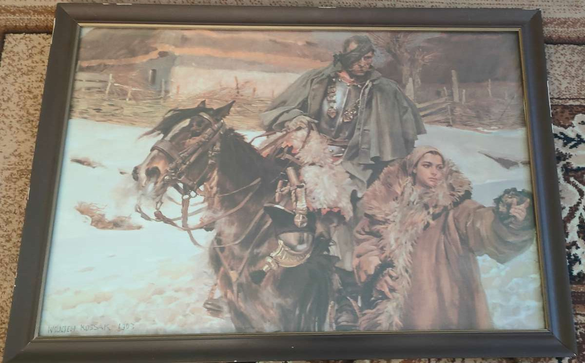 Framed Artwork Depicting a Horseman and Woman Value & Appraisal ($2,500 ...