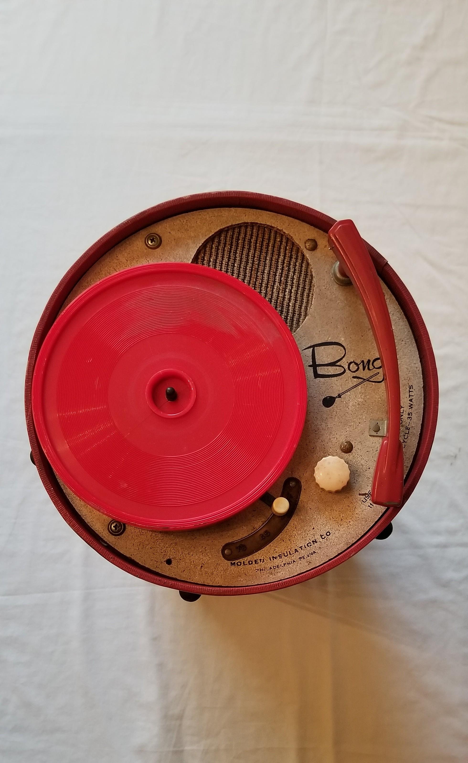 Bongo Record Player Drum antique appraisal | InstAppraisal