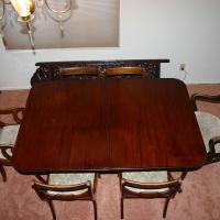 Drexel Heritage Travis Court Dining Table and Chairs antique appraisal ...