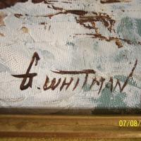 G. Whitman oil painting antique appraisal | InstAppraisal