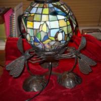 Emile Galle Stained Glass Dragonfly Table lamp antique appraisal ...