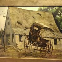Alfred Owles Barn and Old Carriage Painting antique appraisal ...
