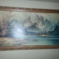 SNOW CAPPED PEAKS WILMER "PAINTING" antique appraisal | InstAppraisal