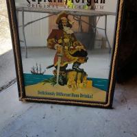 Captain Morgan mirror bar sign antique appraisal | InstAppraisal