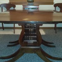 Drexel New Travis Court Dining Room Table and Chairs antique appraisal ...