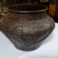 Antique Judaica Brass Pot with Hebrew Script antique appraisal ...