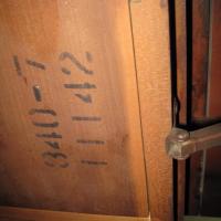 Craddock Federal Style Drop Leaf Table with hidden drawer-pull loop ...