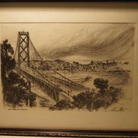 Alec Stern Etch - San Francisco Skyline antique appraisal | InstAppraisal
