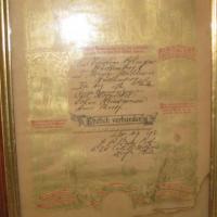 1892 German Marriage Certificate antique appraisal | InstAppraisal