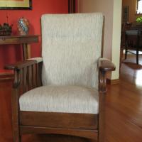 Antique Morris push button recliner made by Royal Chair Co. antique ...