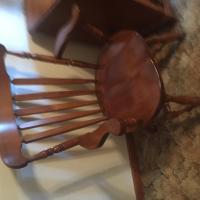 Sprague Carleton rock solid maple dining table and chairs. antique ...