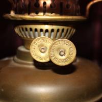 Antique oil lamp John Scott made in England antique appraisal ...