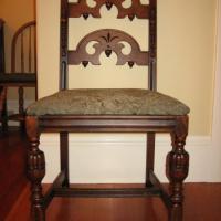 Paine Furniture Co Dining Table with 6 chairs Boston Mass antique ...