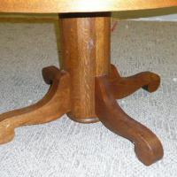 LENTZ TABLE COMPANY TABLE, LEAFS AND 6 CHAIRS antique appraisal ...