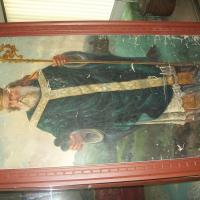 Saint Patrick Oil Painting by Honate 3' x 6' antique appraisal ...