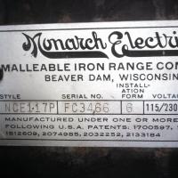 Antique Monarch Electric/Wood Range antique appraisal | InstAppraisal