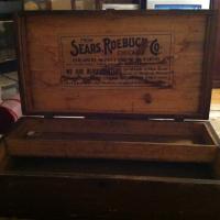 Sears, Roebuck wooden toolbox 19th century I believe antique appraisal ...