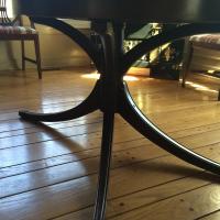 Vintage 1940s Travis Court Collection Mahogany Dining Table antique ...
