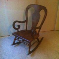 vase splat back rocking chair antique appraisal | InstAppraisal