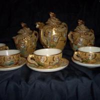 DRAGONWARE GOLD TEA SET antique appraisal | InstAppraisal
