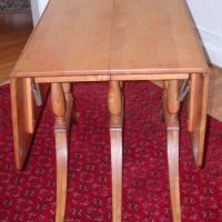 Jefferson Woodworking Co table with EZ Slide mechanism antique ...